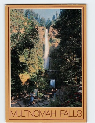 Postcard Multnomah Falls Oregon USA | eBay