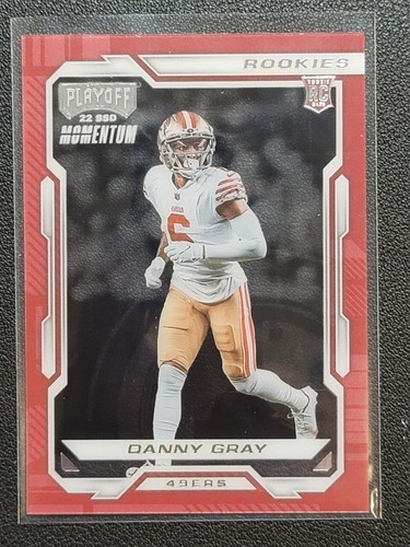 2022 Panini Chronicles - DANNY GRAY Playoff MOMENTUM Rookie RC 49ers # ...