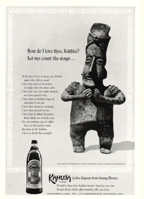 1969 Kahlua: How Do I Love Thee Kahlua Vintage Print Ad | eBay