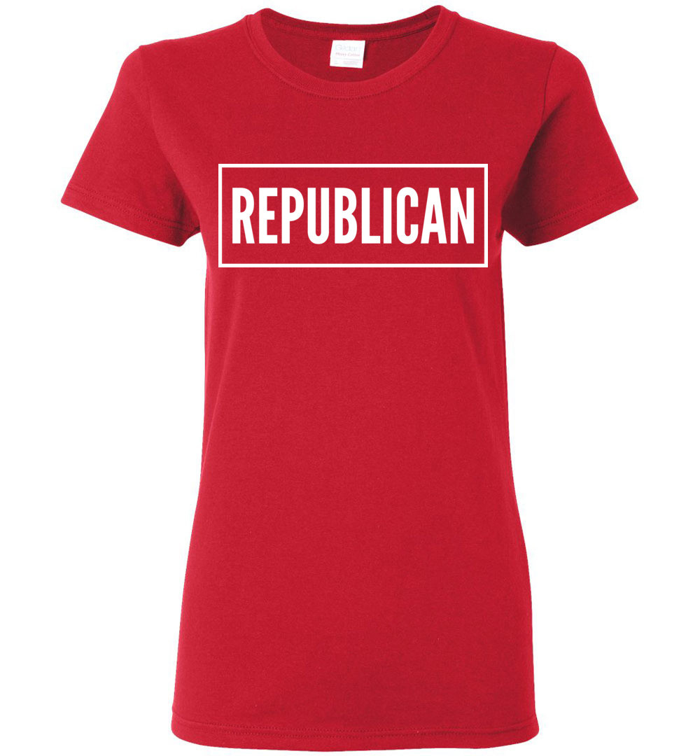 Republican T-Shirt (White Box), Men Women Youth Kid Tank Long Tee | eBay