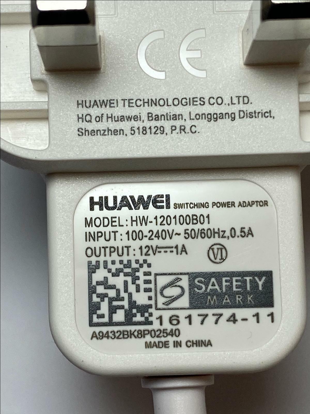 12V 1A AC-DC Switching Adaptor Power Supply for Huawei B535-232 LTE CPE ...