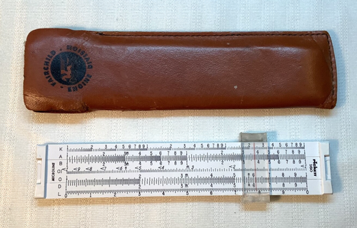 Vintage Slide Rule Pocket slide rule Pickett Microline #160 with Sleeve ...
