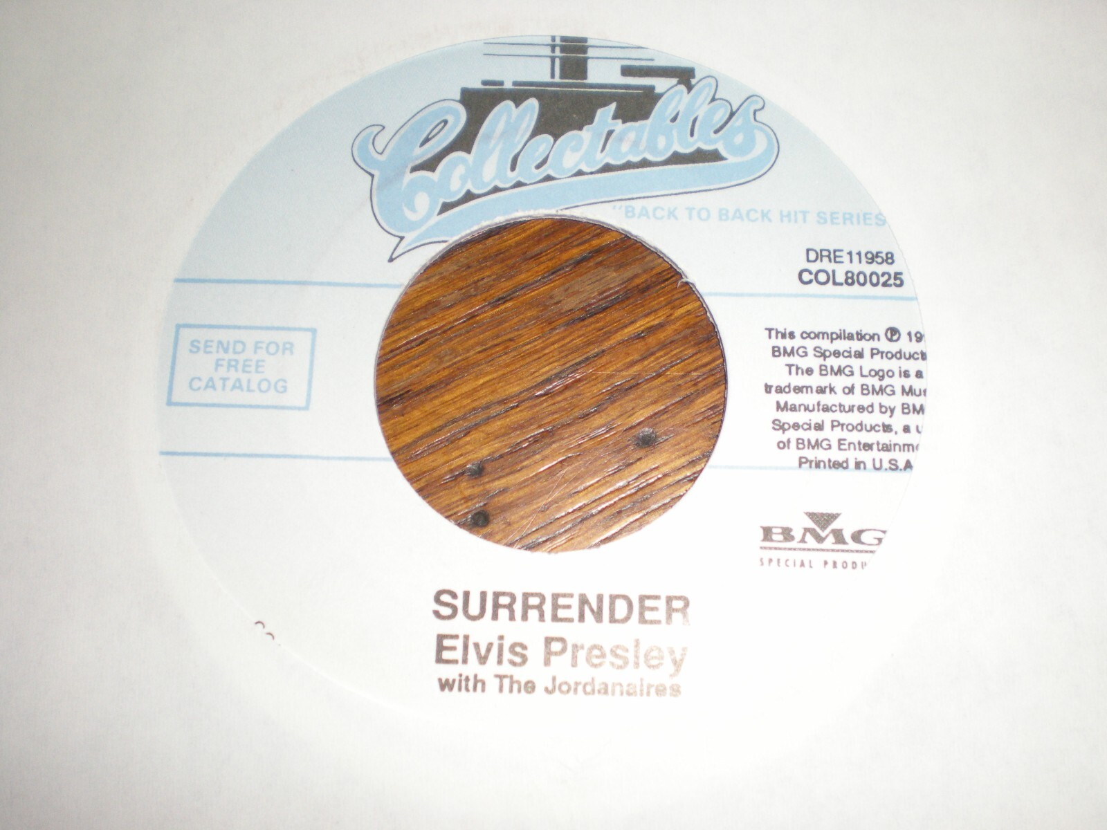 Elvis Presley 45 Surrender COLLECTABLES PURPLE VINYL | eBay