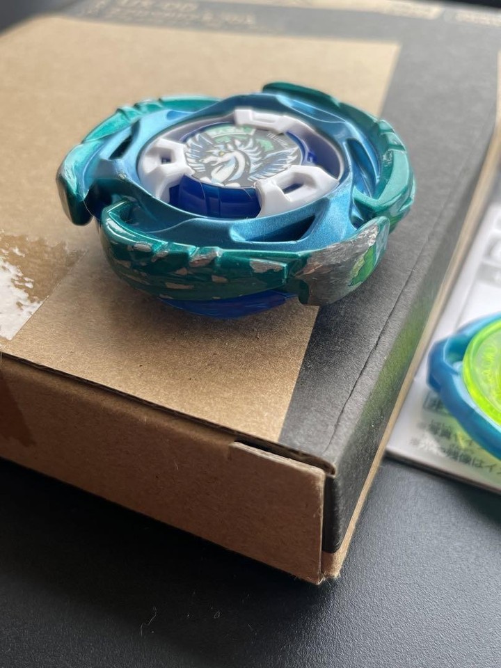 Takara Beyblade X UX-00 Aero Pegasus 3-70A Double Metal Coat Blue Green ...