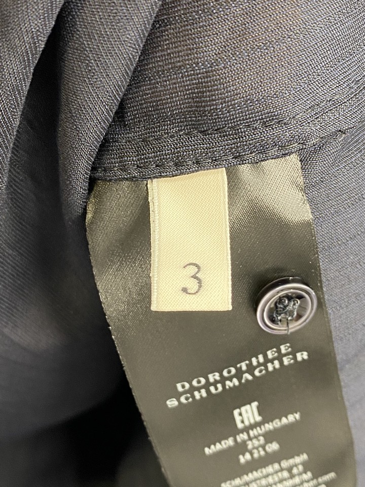 Dorothee Schumacher Womens Blouse Black Size M Soft Stripes Long Sleeve ...