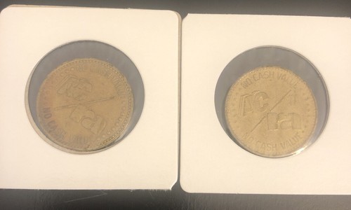 5 AC RA Lucky Winner Coins Redeem for Merchandise VINTAGE FAIRGROUND ...