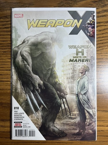 WEAPON X 10 VG/NM HULK SABRETOOTH DOMINO STONEHOUSE COVER MARVEL COMICS ...