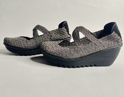 BM Bernie Mev Women's Slip On Casual Comfort Shoes Gray Sz 41 8-8.5 | eBay