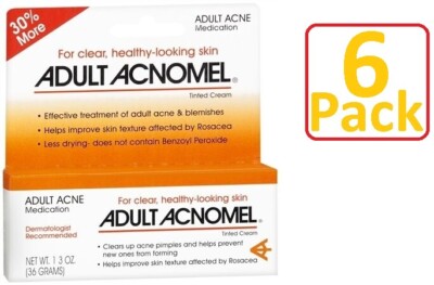 Acnomel Adult Acne Medication 1.3oz Always FRESH! - 6 Pack 38485911610 ...