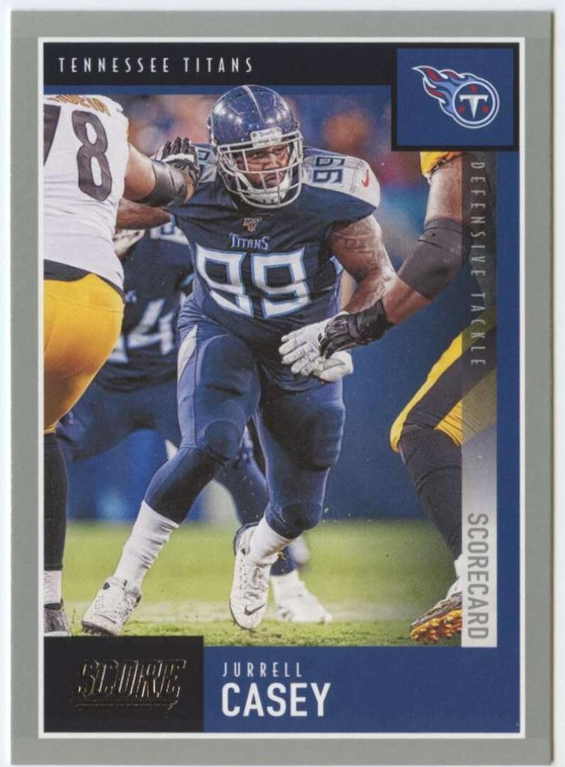 2020 Score - Jurrell Casey #120 Scorecard for sale online | eBay
