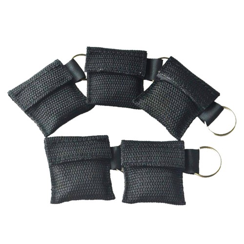 100Pcs/Pack CPR Mask Keychain Ring Emergency Kit Rescue Face Shields ...