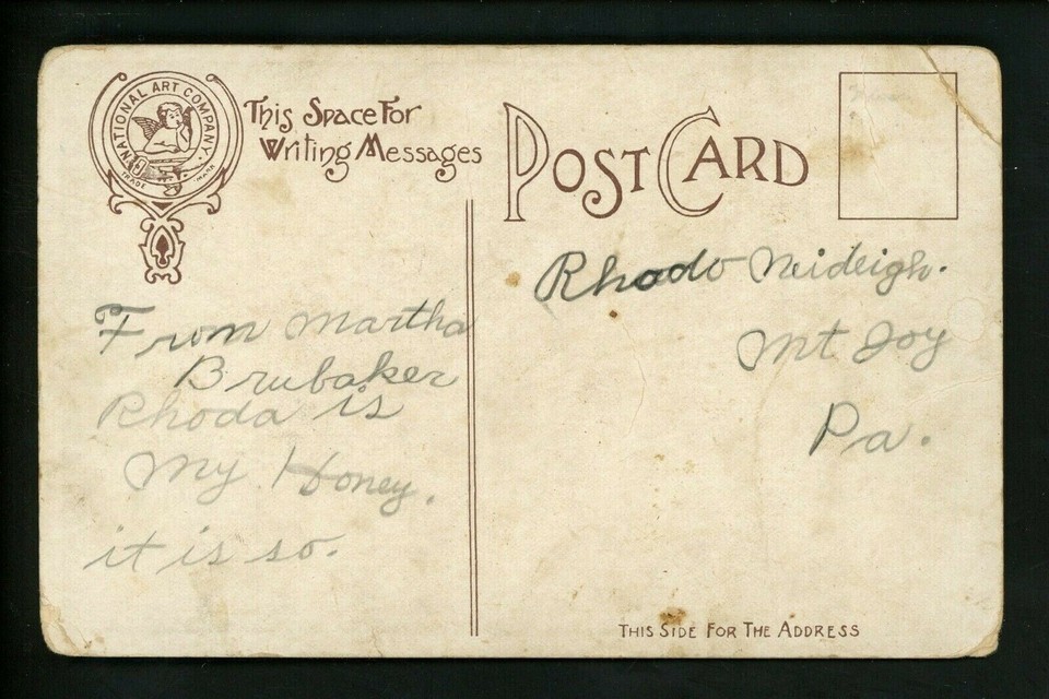Teddy Bear postcard Artist Signed Twelvetrees National Art Co 1906 #211 ...