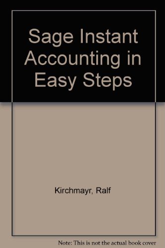 Sage Instant Accounting in Easy Steps By Ralf Kirchmayr | eBay