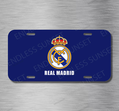 Real Madrid C.F. Football Soccer Futbol License Plate Front Auto Tag | eBay