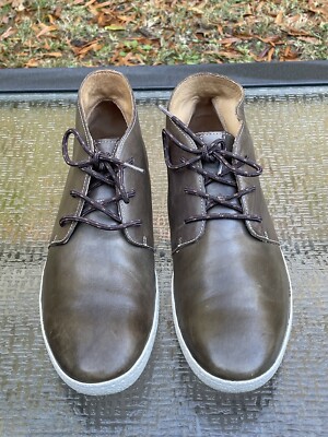 RARE Cole Haan Men's Sz 12 M Lace Up Chukka Ankle Boot Olive Brown ...