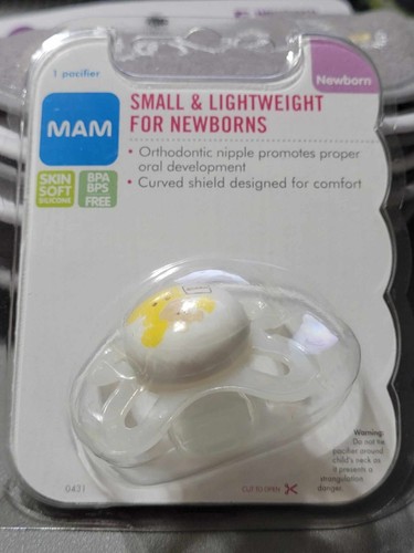 MAM Newborn Pacifier Small and Lightweight - Bears | eBay