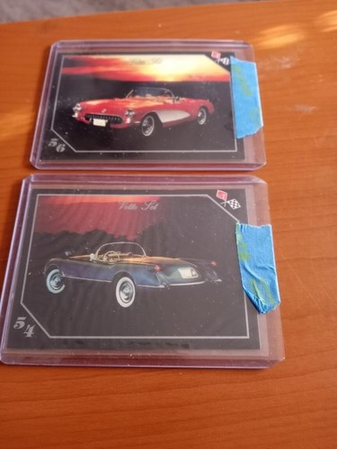 1991 CORVETTE CARDS - 1954 and 1956 Corvettes - Ex Condition | eBay