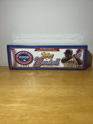 2006 Topps Baseball Complete Set Factory Sealed 1-659 + 5 Exclusive ...