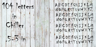 Chiller Vinyl Street Address Mailbox Letters Decal Stickers | eBay