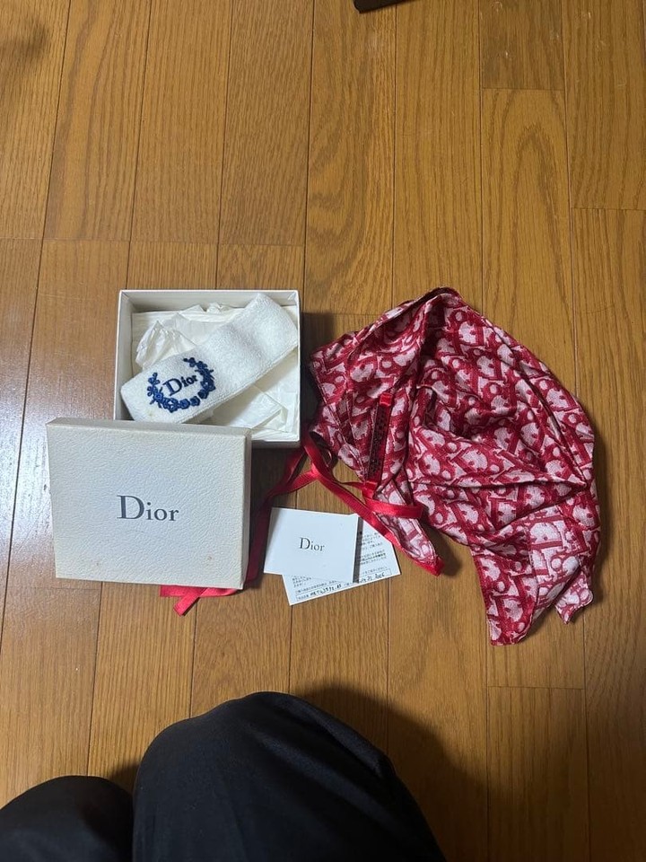 Dior scarf red logo pattern Christian Dior | eBay
