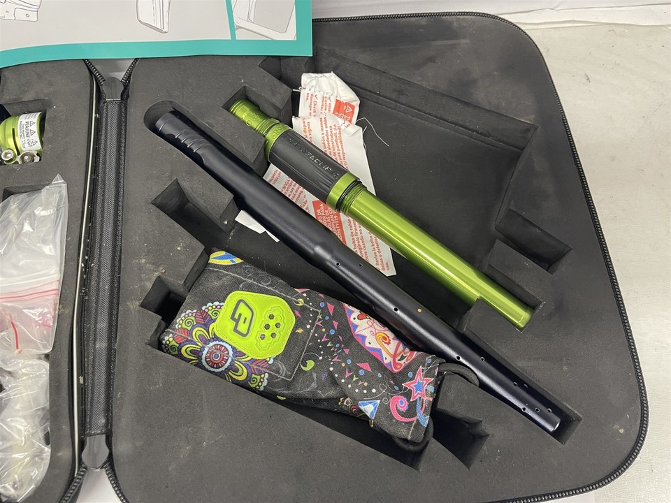 Planet Eclipse GEO IV GEO4 Black/Green Paintball Marker W/ Barrel | eBay