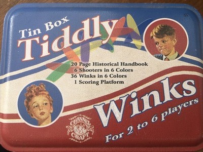 TIN BOX Tiddly Winks Historical Game | eBay