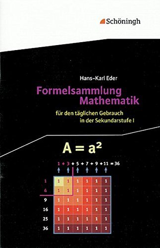 Hans-Karl Eder Mathematik Lernhilfen: Formelsammlung Math (Hardback ...