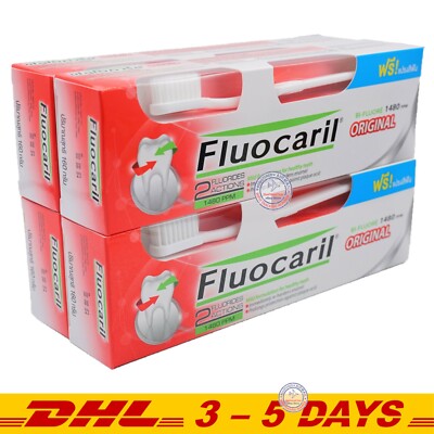 Fluocaril Toothpaste Bi-Fluore Original 2 Fluorides Actions 200g w ...