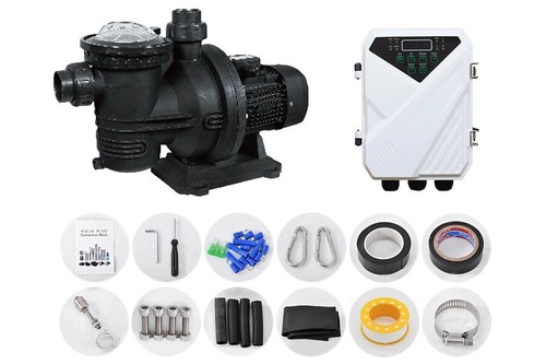 Solar Swimming Pool Pump DC Off Grid System 500W 48V 15000 L/H + MPPT ...