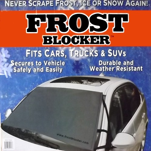 Delk Windscreen & Wing Mirror Snow Ice Frost Blocker Cover Fits Cars ...
