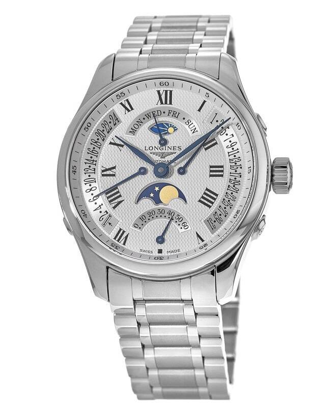 New Longines Master Collection Moonphase Retrograde Men Watch L2.739.4.71.6