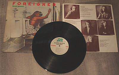 FOREIGNER HEAD GAMES 12" ROCK ROLL RECORD ALBUM VINYL LP ATLANTIC SD ...