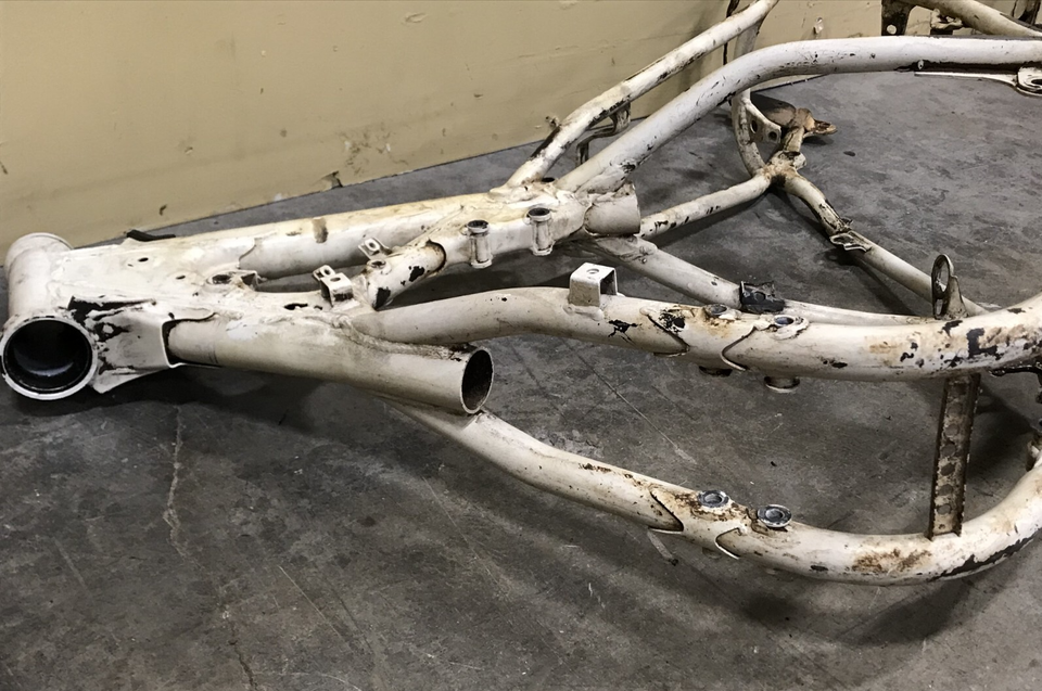 84 Yamaha YZ490 YZ 490 OEM Main Frame Chassis Body Subframe 1984 | eBay