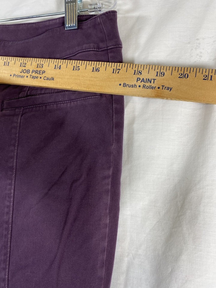 LOFT Outlet Skinny Ankle Pants Dark Purple Size 12 Stretch Women’s ...