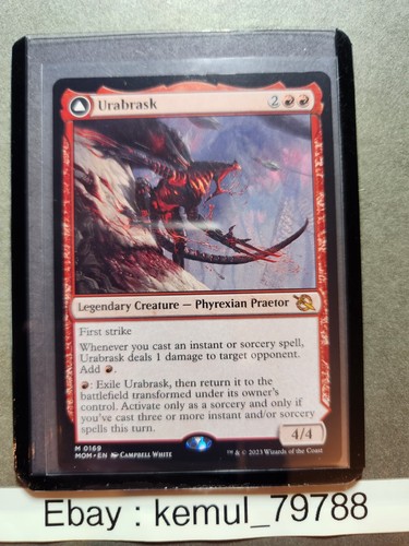 MTG Urabrask // The Great Work March of the Machine 0169 Regular Mythic ...