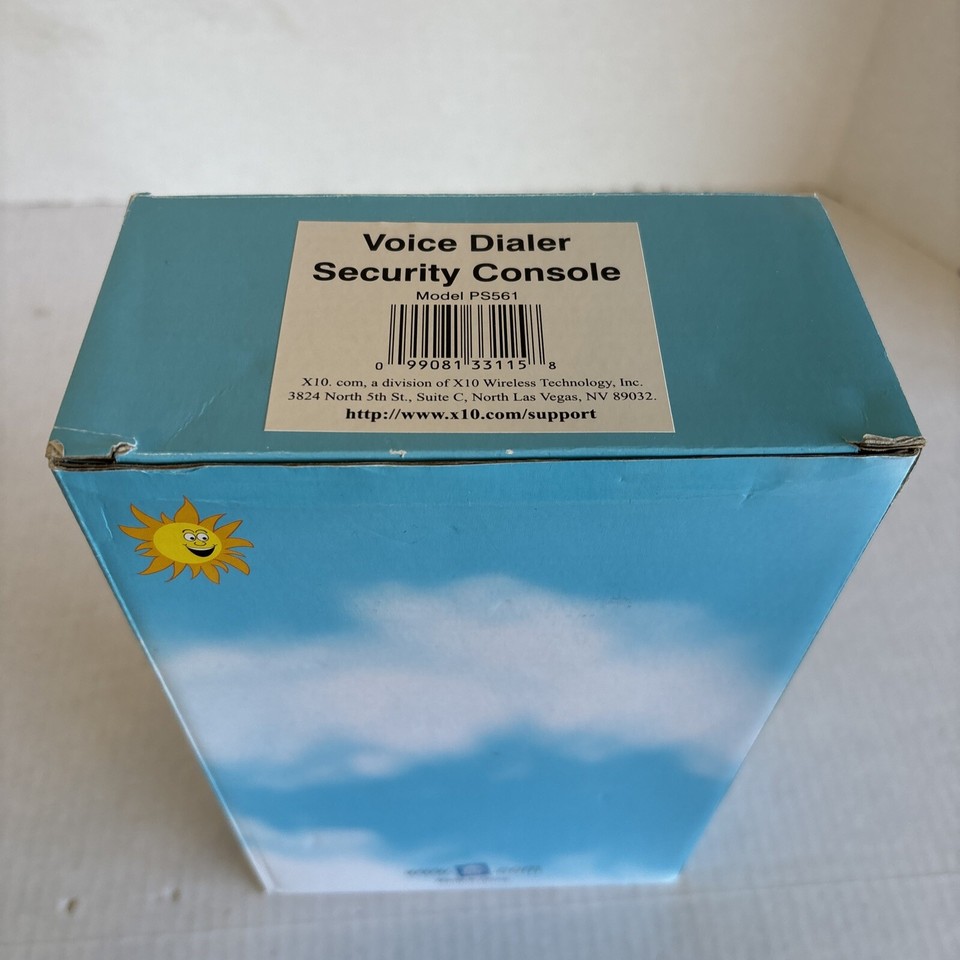 Powerhouse X-10 PS561 Personal Voice Dialer Home Security Console Base ...