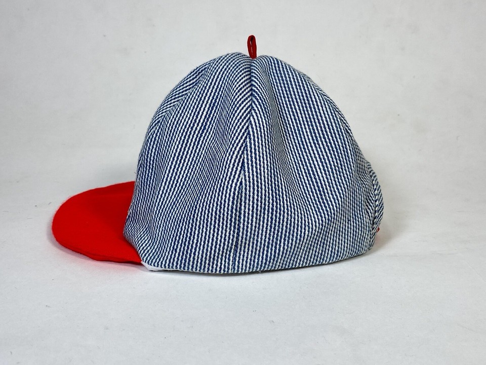 Vintage mid-Century circa 1970's soft toddler Baby BASEBALL CAP hat w ...