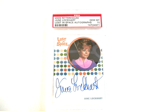 Complete Lost In Space Autograph Card - June Lockhart - PSA10 | eBay