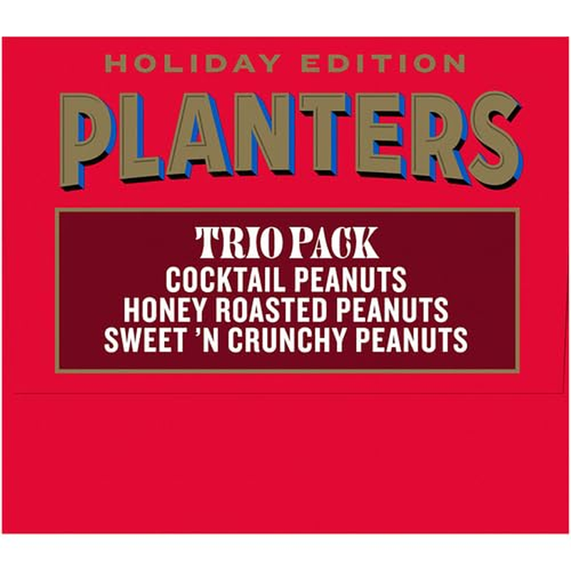 Peanuts Holiday Trio Pack - Snacks Variety Pack for Adults with Sweet N ...