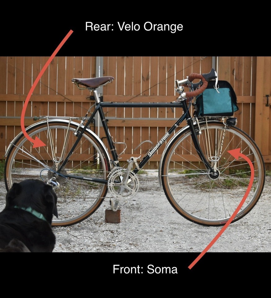 Front & Rear Constructeur Racks! Polished, Stainless Steel, Velo Orange ...