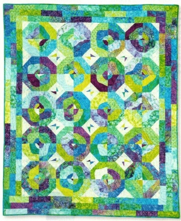 Lotus Quilt Pattern Pieced/Free Form Applique CP | eBay