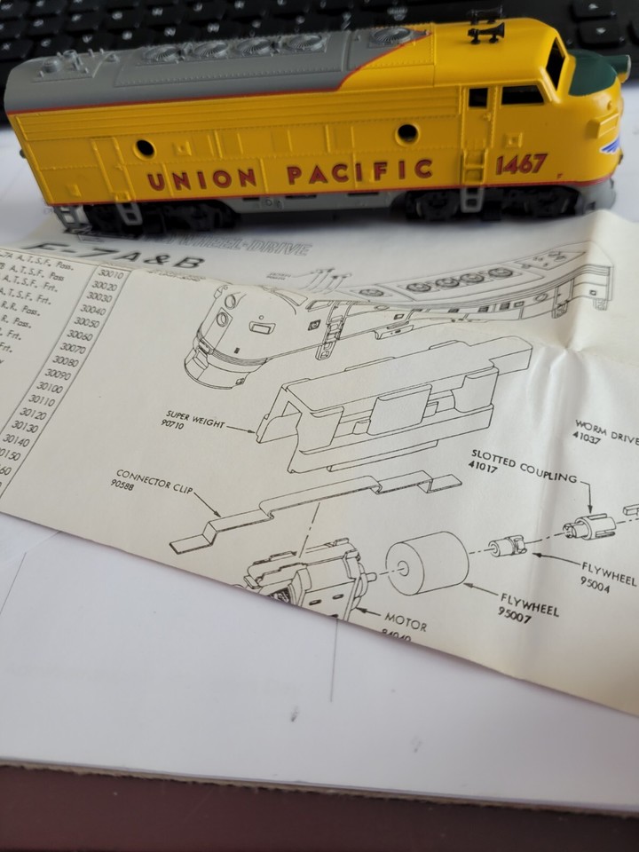 ATHEARN # 3014-HO UNION PACIFIC F7 | eBay