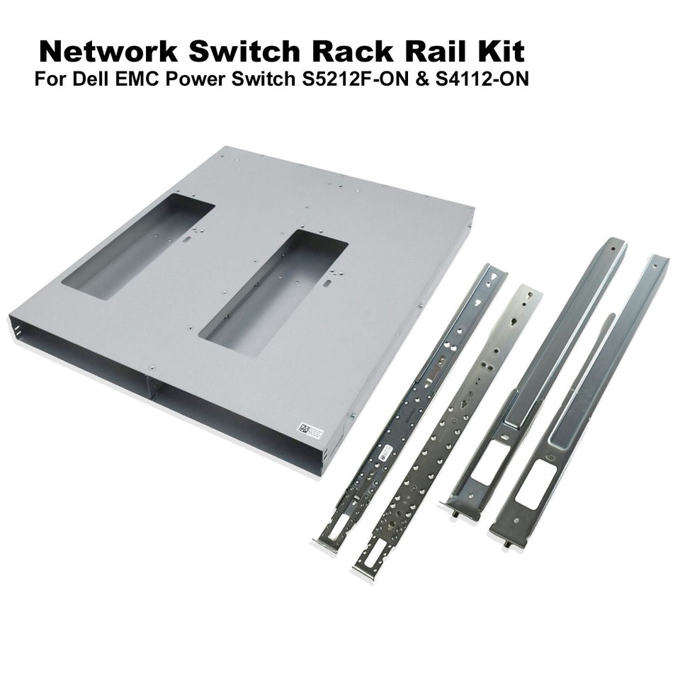 Genuine Dell EMC 1U 4-Post S5212F-ON Network Switch Rack Rail Kit 0P7H1 ...