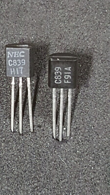 2SC839 "Original" NEC Transistor as obtained from Sansui (Qty 2) | eBay