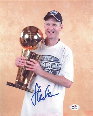 Steve Kerr signed 8x10 photo PSA/DNA Golden State Autographed Spurs | eBay