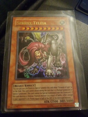 Yu-Gi-Oh SPHINX TELEIA RARE HOLO EP1-EN003 NM | eBay