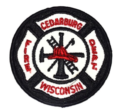 CEDARBURG WISCONSIN WI Fire Patch EMS Rescue Public Safety LADDER AXE ...