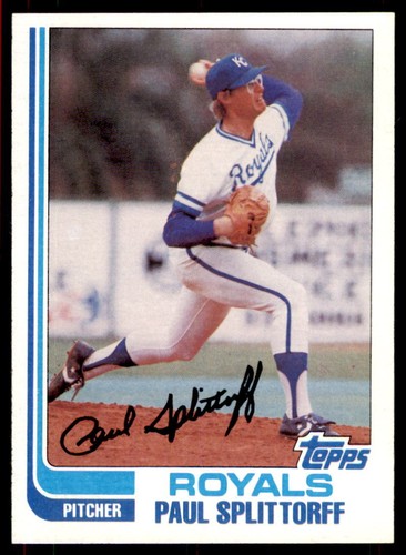 1982 Topps Paul Splittorff #759 Kansas City Royals | eBay