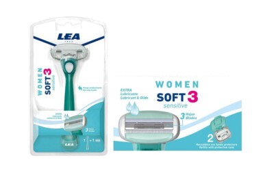 LEA WOMEN SOFT 3 Sensitive Razor with 3 refills | eBay