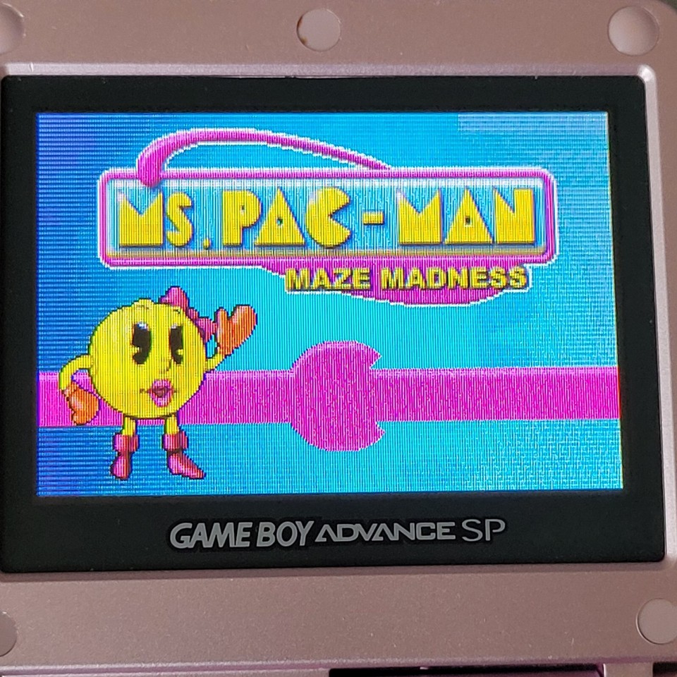 Ms. Pac-Man Maze Madness Game Boy Advance Ms Pacman Nintendo GBA ...